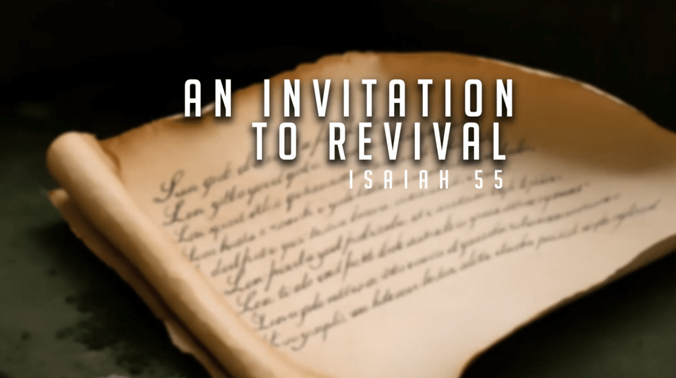 Sermon Series Week Five: An Invitation to Revival - First Baptist ...